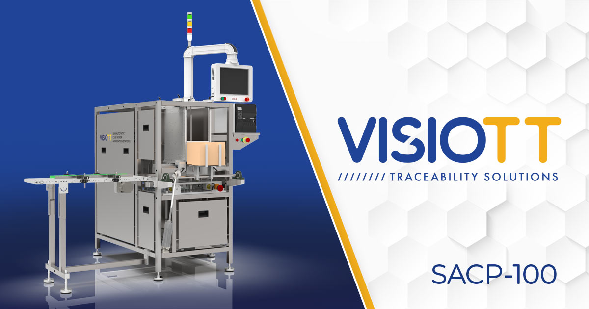 Semi-Automatic Case Packer With Aggregation | VISIOTT Traceable ...